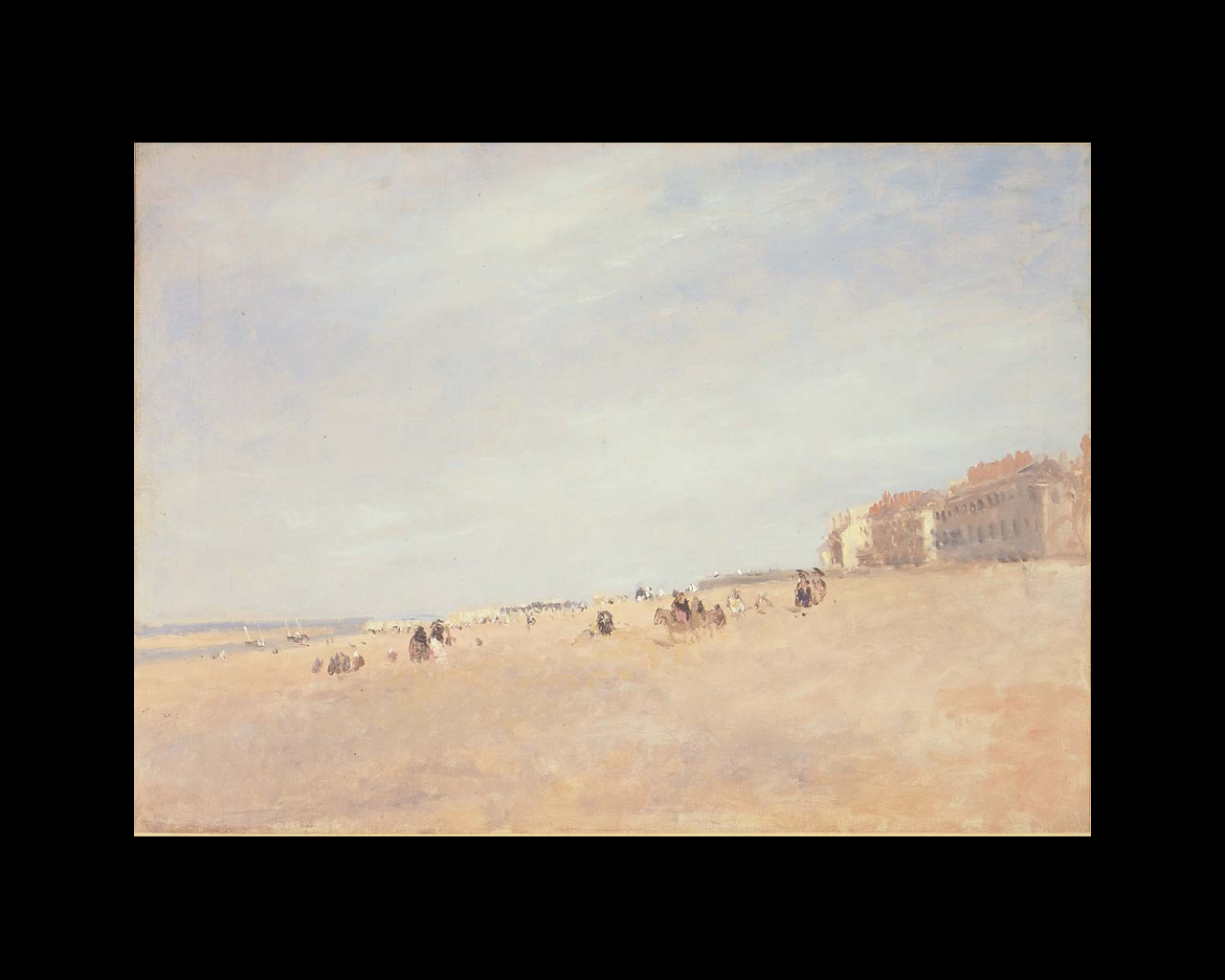 Rhyl Sands, David Cox, 1854
