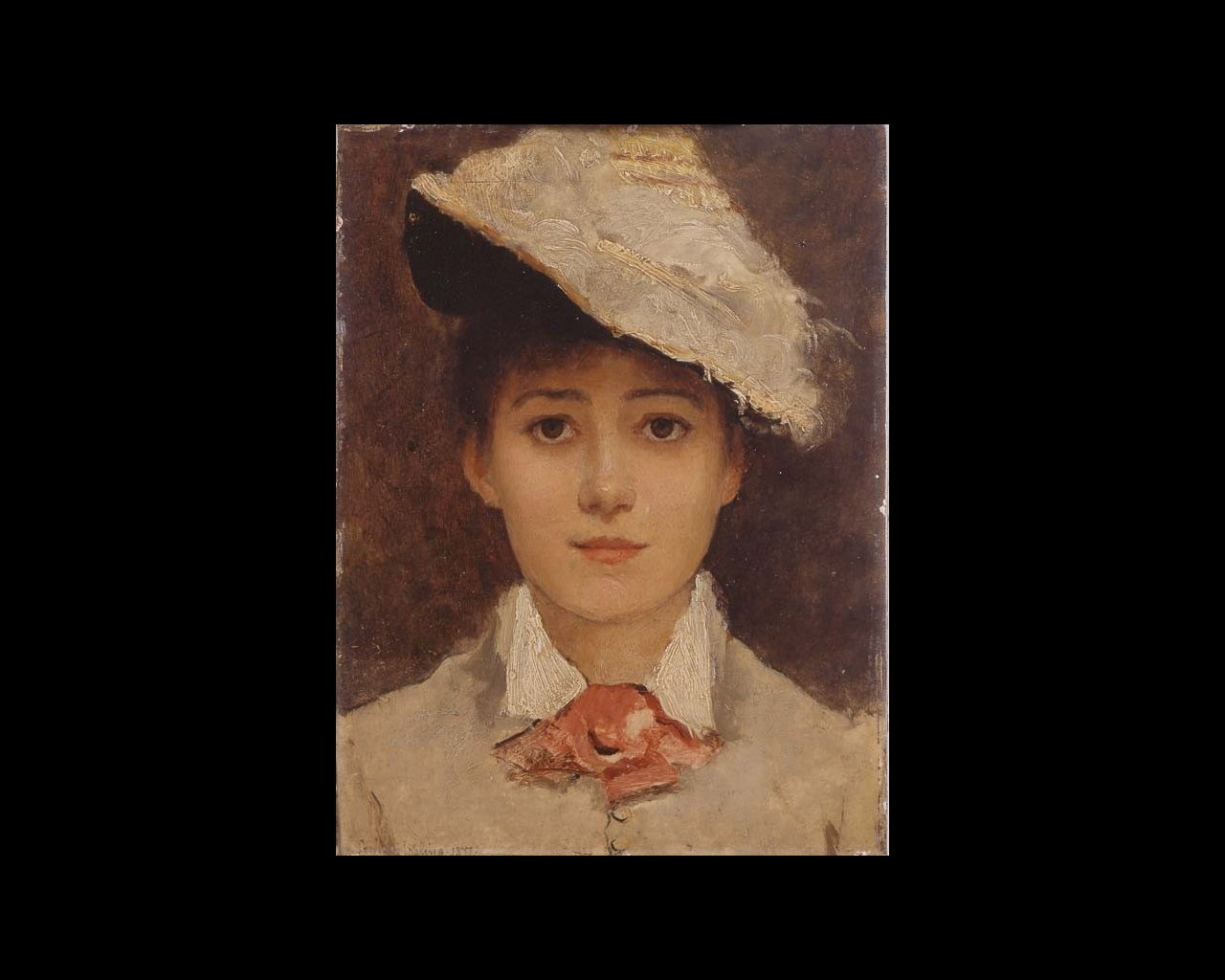 Self-portrait, Louise Jopling R.B.A., 1877