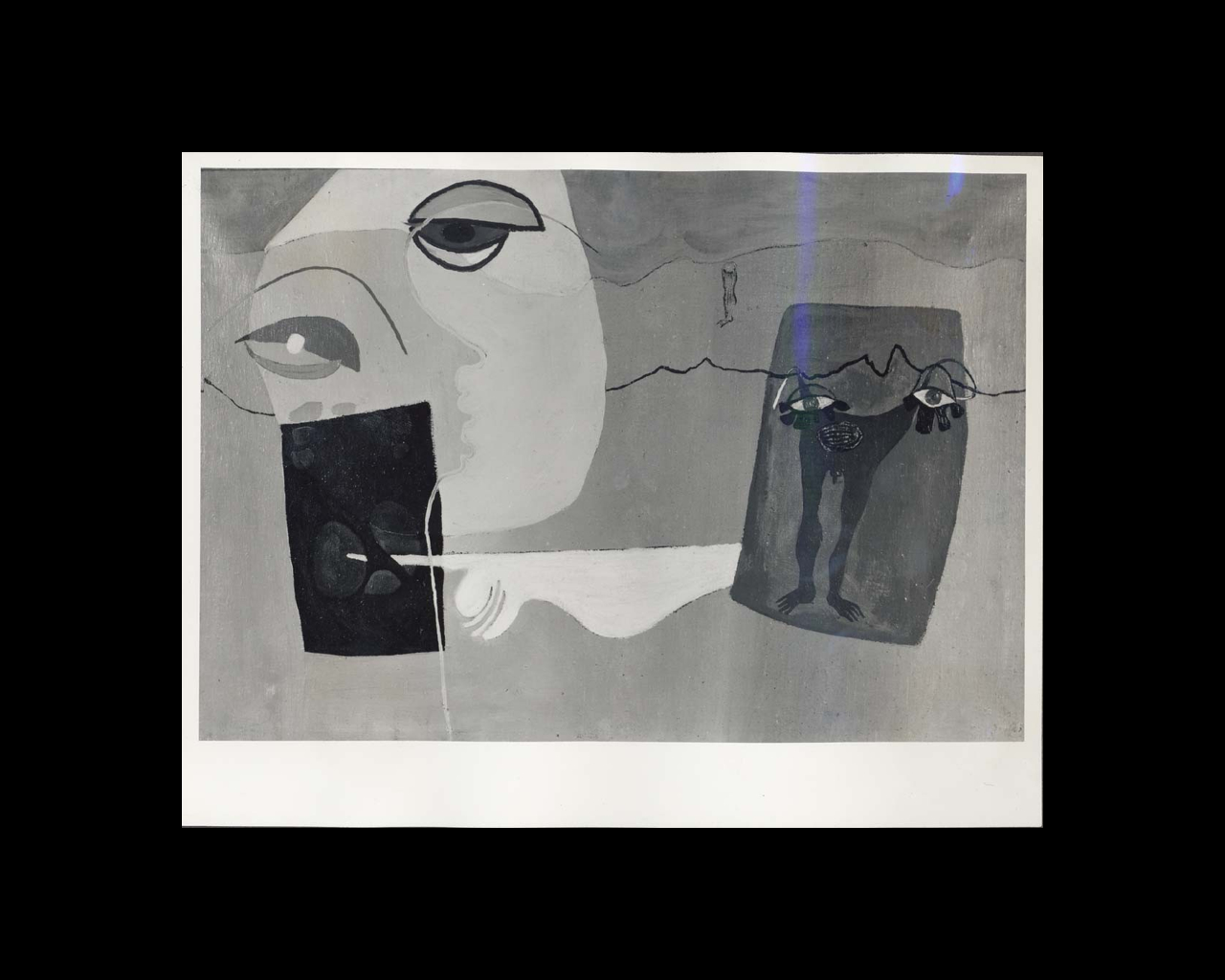 Woman and Suspended Man, Thomas Sam Haile, 1939
